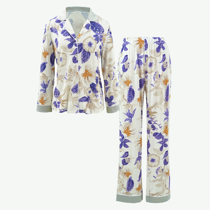 Bulk Women Bamboo Pajama Set-2213810188 – Saright Garment -Custom ...